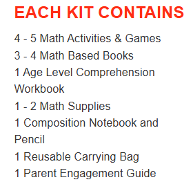 Family Engagement Bags - Title I Eligible Supplemental Material Kits