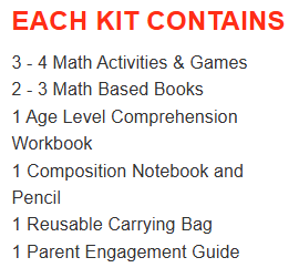Family Engagement Bags - Title I Eligible Supplemental Material Kits
